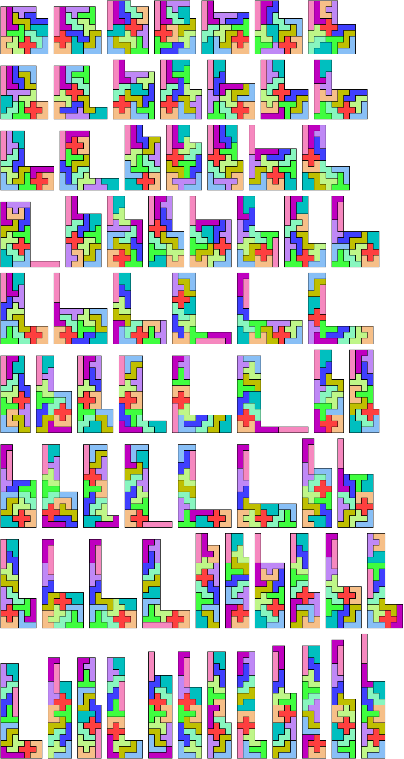 Tiling An L Shape With The 12 Pentominoes